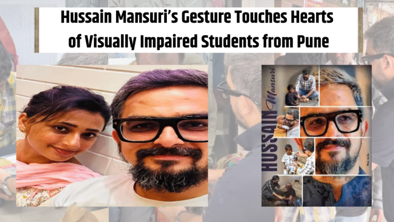 Hussain Mansuri’s Gesture Touches Hearts of Visually Impaired Stu